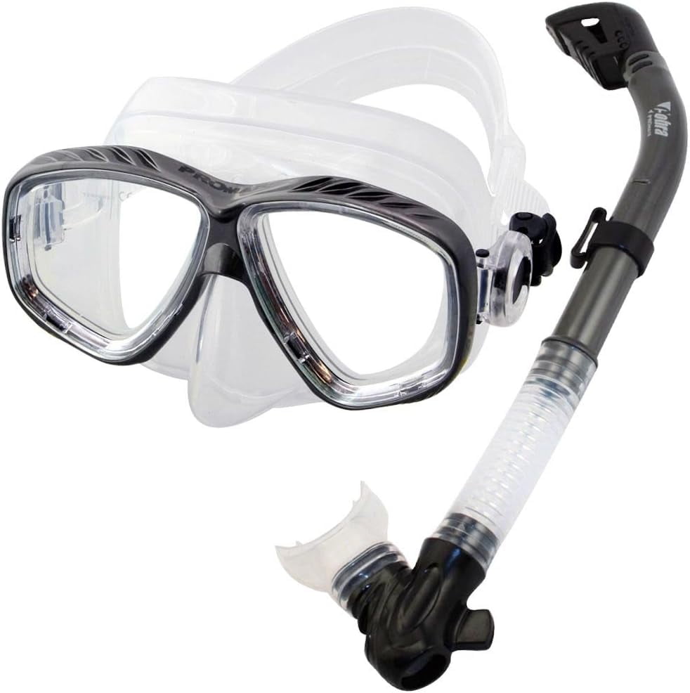 Promate Snorkeling Scuba Dive Mask and Snorkel Combo Set - Walmart.com