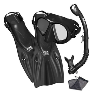 Snorkel Mask Set for Scuba Diving Snorkeling, TiBk - Walmart.com
