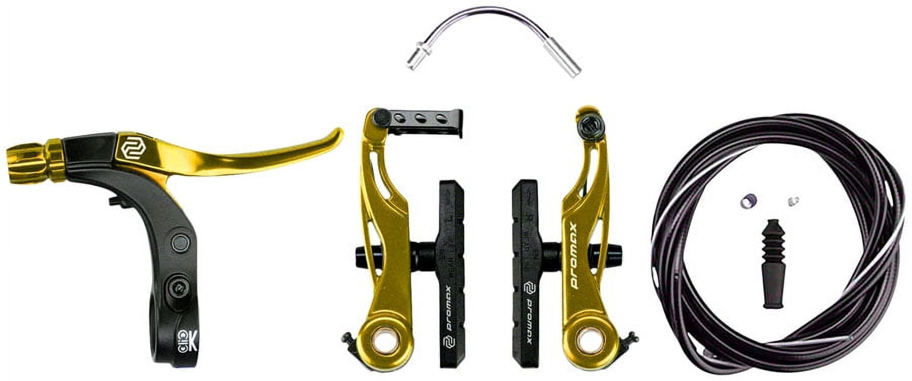 Promax P-1/Click V-Point Linear Pull Brake Kit- 85mm, Gold - Walmart.com