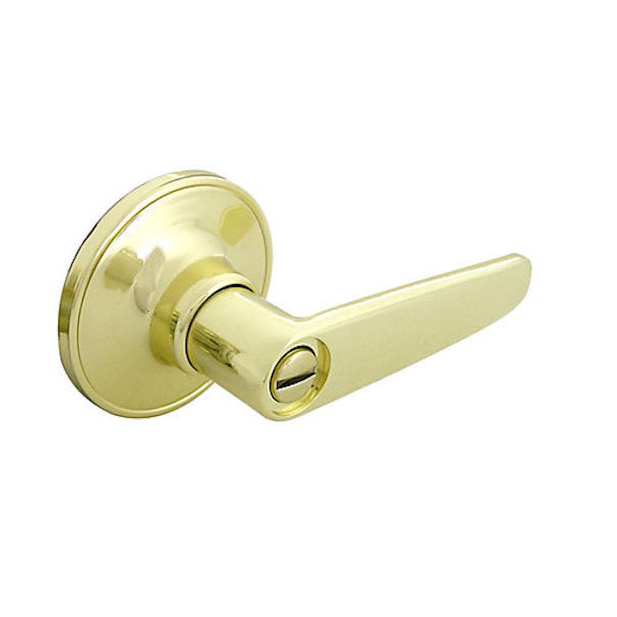 Promax Yuma Privacy Lock Polished Brass PLG701, Door Lever - Walmart.com
