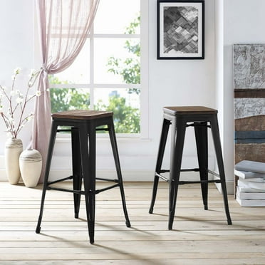 Modway Promenade Bar Stool, Gray - Walmart.com