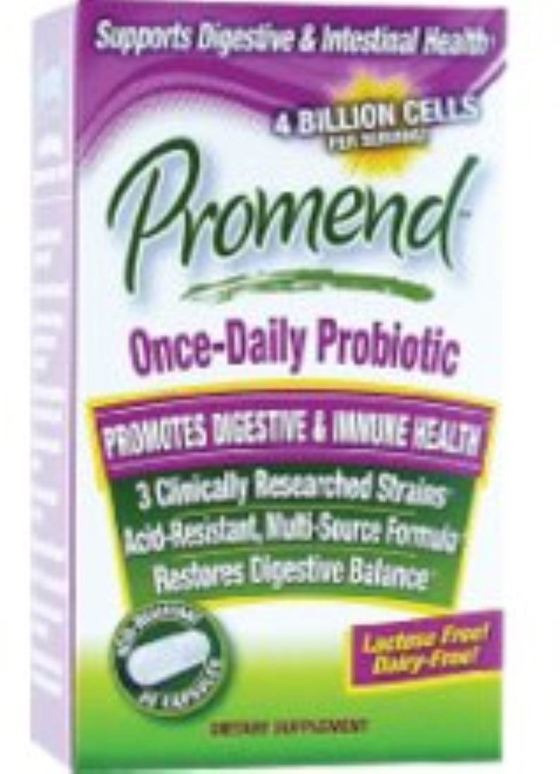 Promend Once-Daily Probiotic Dietary Supplement Capsules 30 ea (Pack of ...