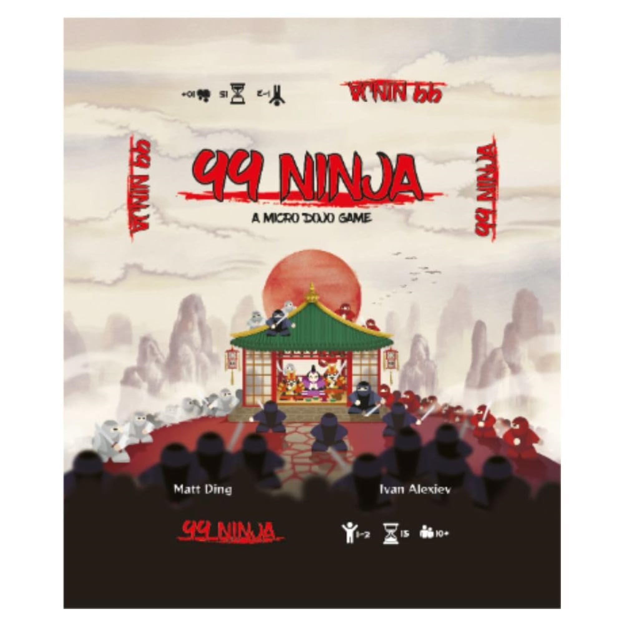 Prometheus Game Labs: 99 Ninja - Micro Dojo Board Game - Walmart.com