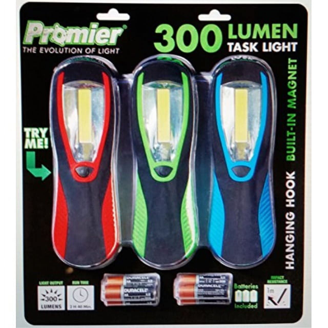 Promier Task Light, 300 Lumens, 3 pack - Walmart.com