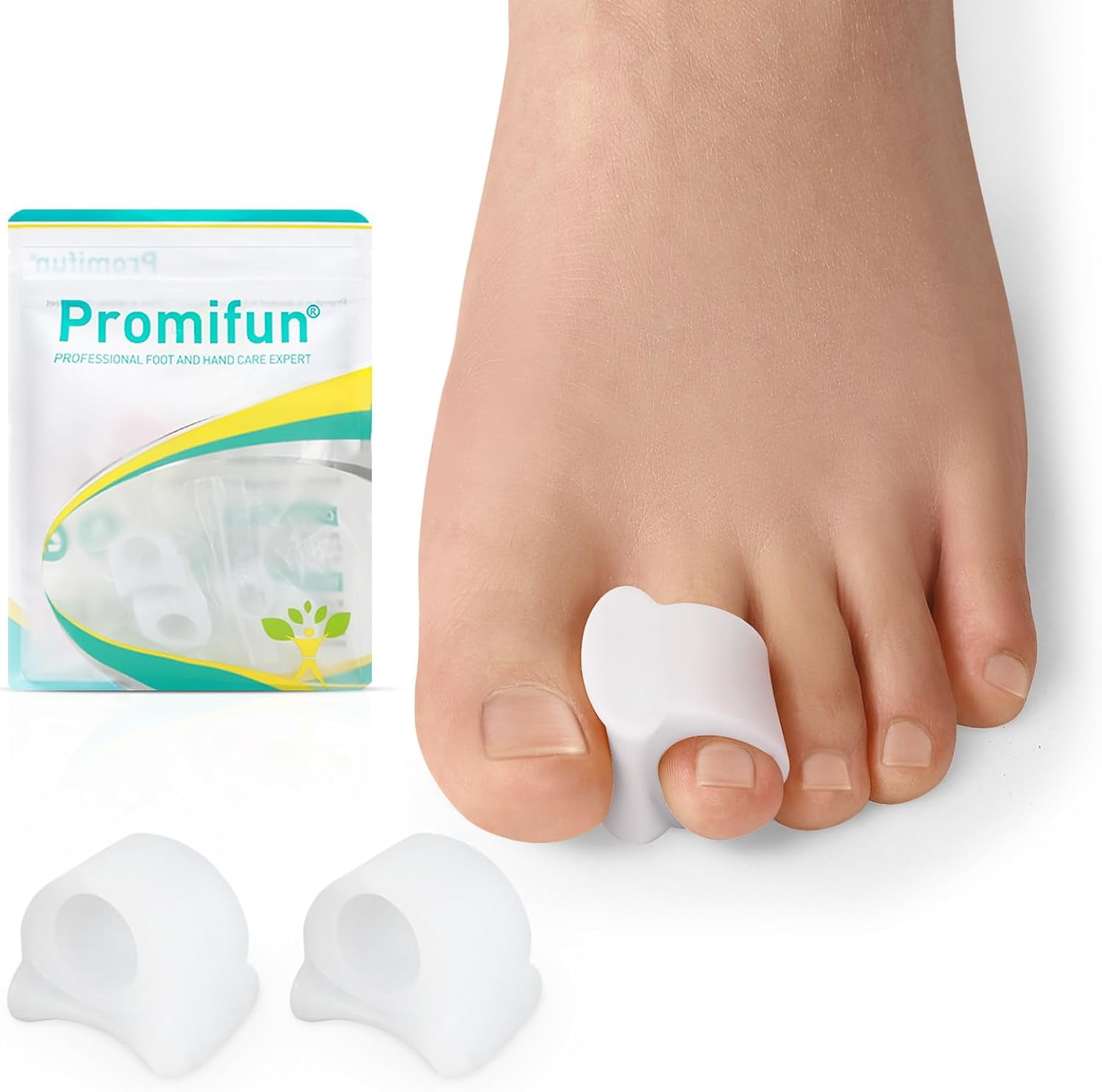 Promifun Toe Spacers Correct Toes - 12 Pack Toe Separators for ...