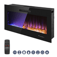 Prominence Home 42x19" Electric Remote Controlled LED Wall Mount ...