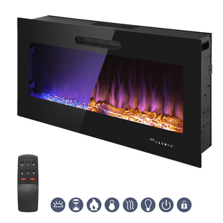 FMI B36L Bungalow 36'' Heat Circulating Wood Burning Fireplace ...