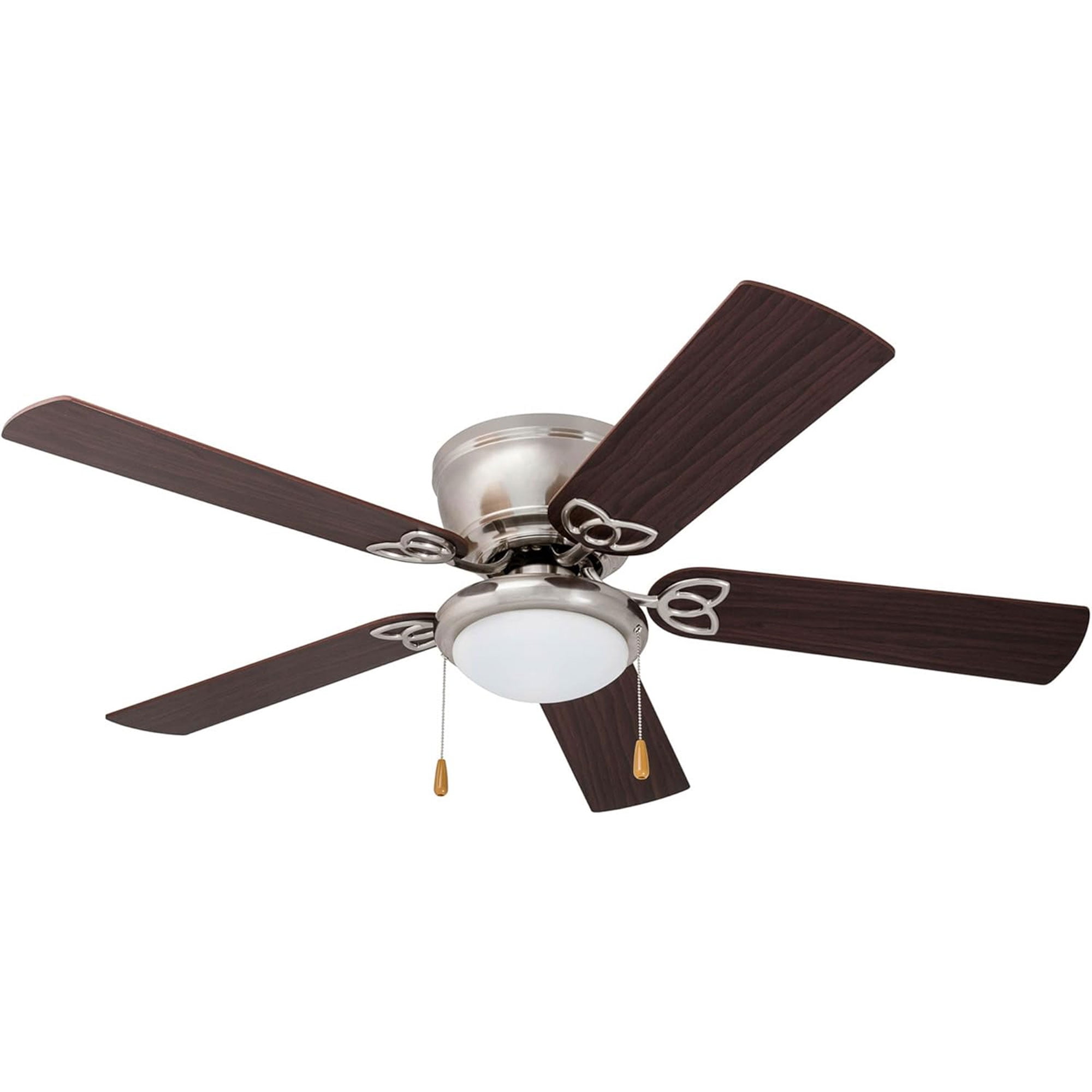 Prominence Home Benton 52'' Brushed Nickel LED Hugger Indoor Ceiling ...