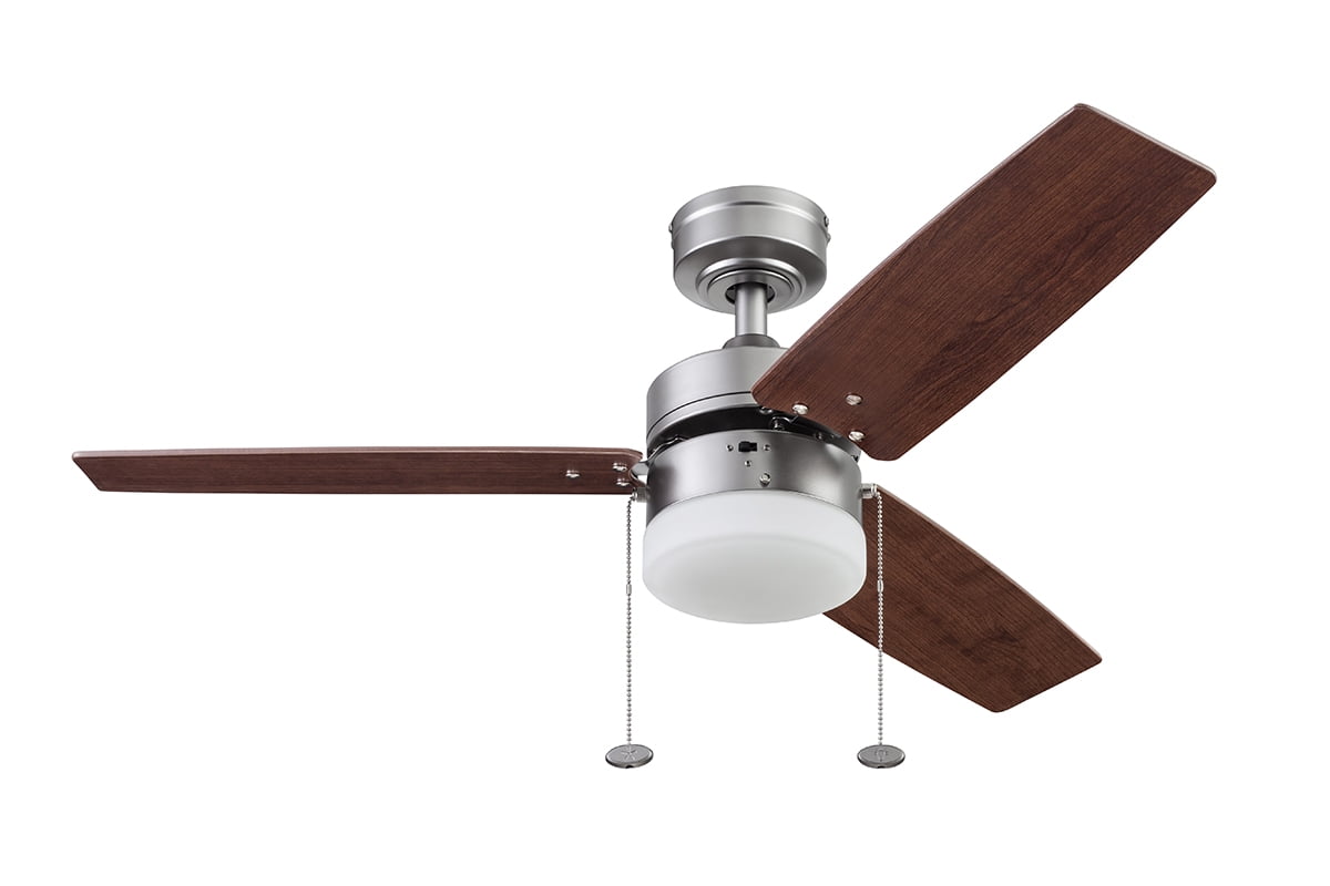 Prominence Home Reston 42" Pewter Ceiling Fan with Light, 3 Blades ...