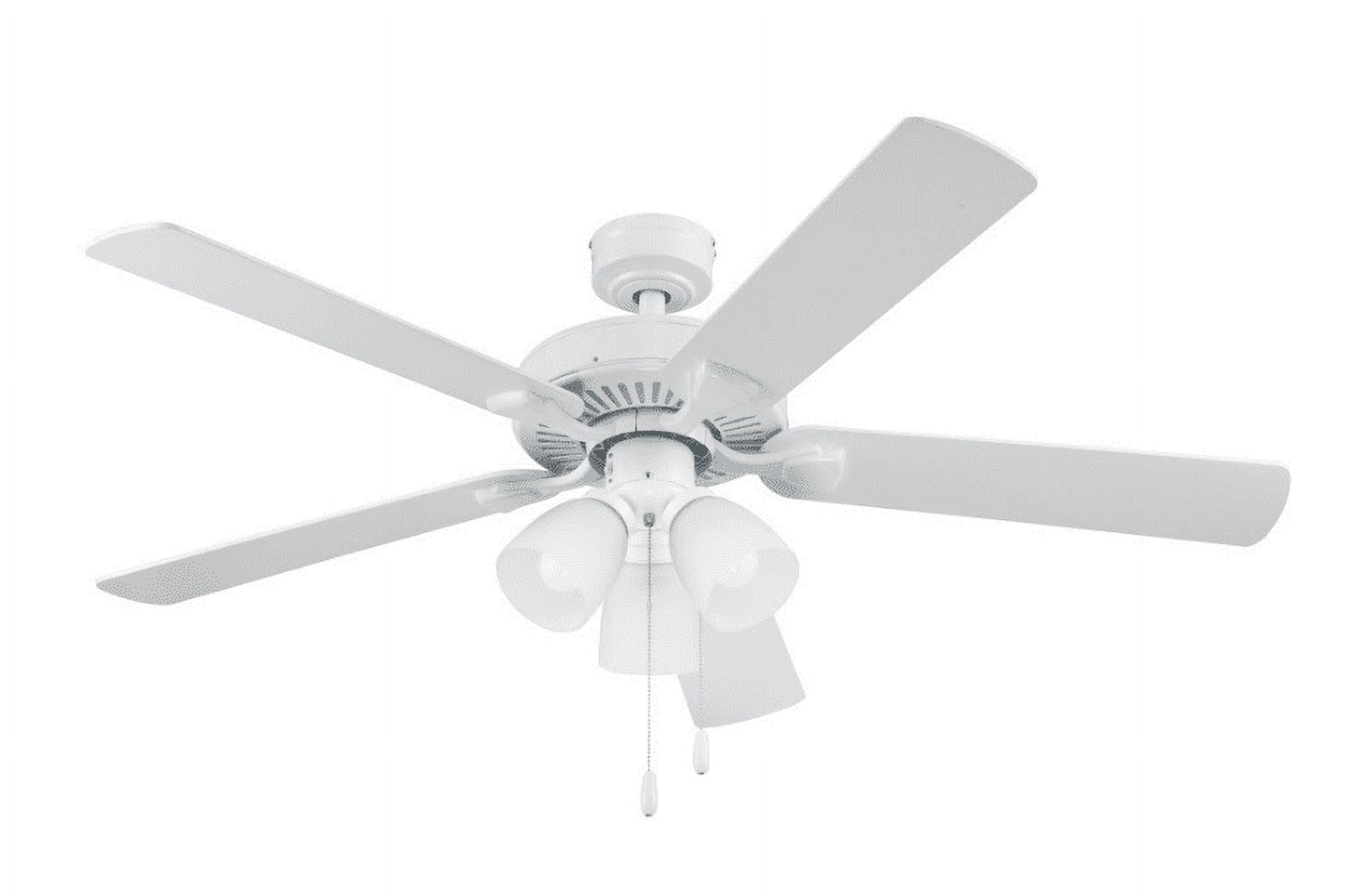 Free Shipping! Prominence Home Stannor 52 Inch White Ceiling Fan with ...