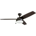 Prominence Home Statham 52" Bronze LED Ceiling Fan with 5 Blades, Pull ...
