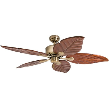 "Honeywell 52"" Large Blade Ceiling Fan, Bronze Tropical LED with Light ...