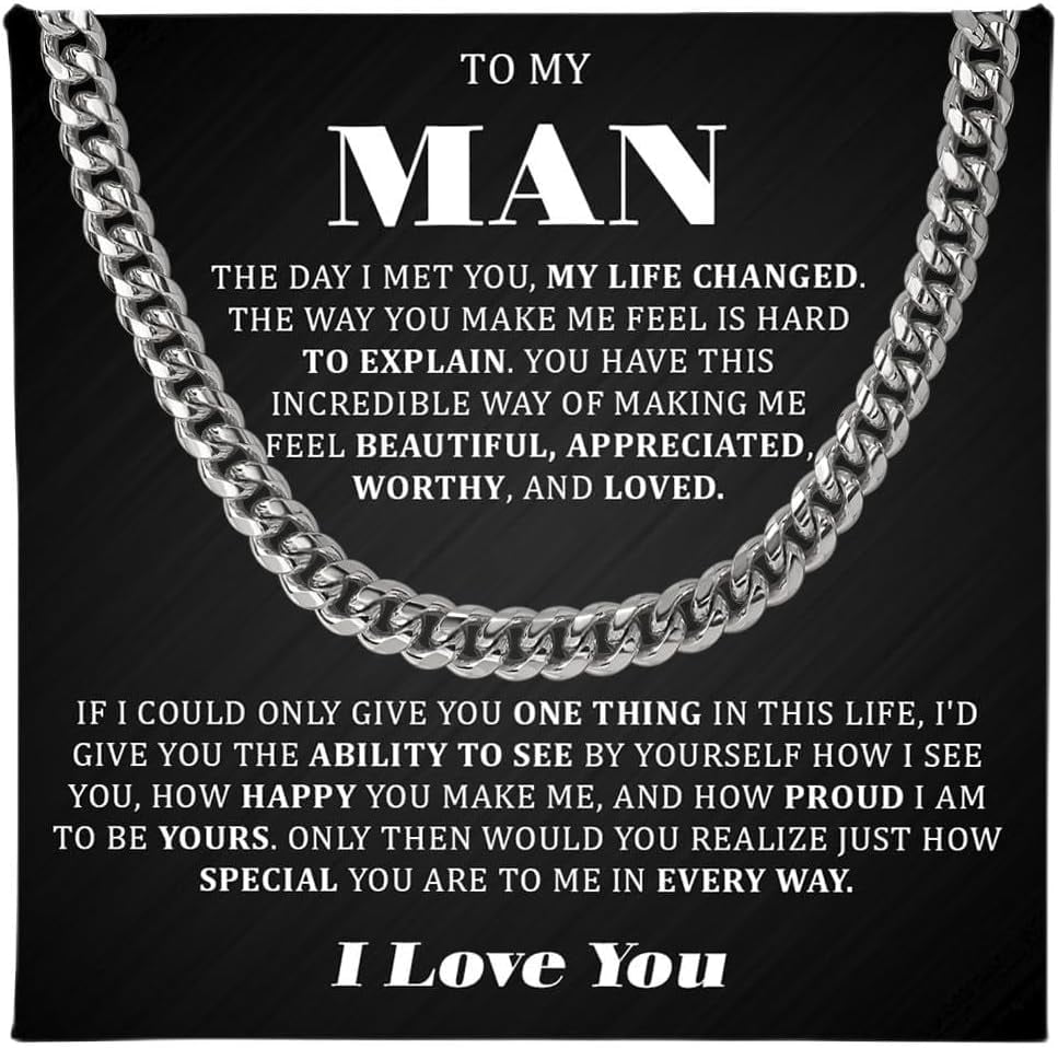 Promise Necklace For Him, Promise Necklace Gift For Boyfriend, Birthday ...