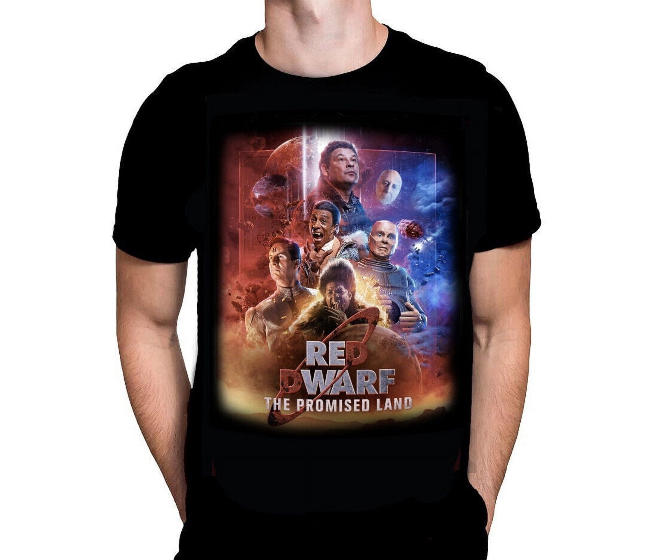 Promised Land Red-Dwarf - Black T-Shirt - Sizes S - 5XL - Comedy Sci-fi ...