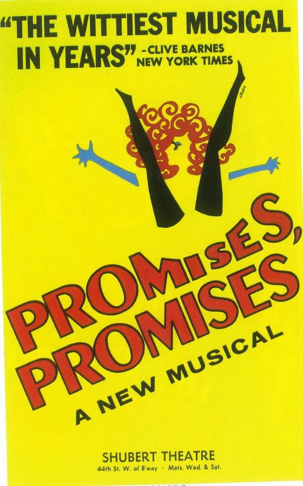 Promises, Promises (Broadway) - movie POSTER (Style A) (11" x 17 ...