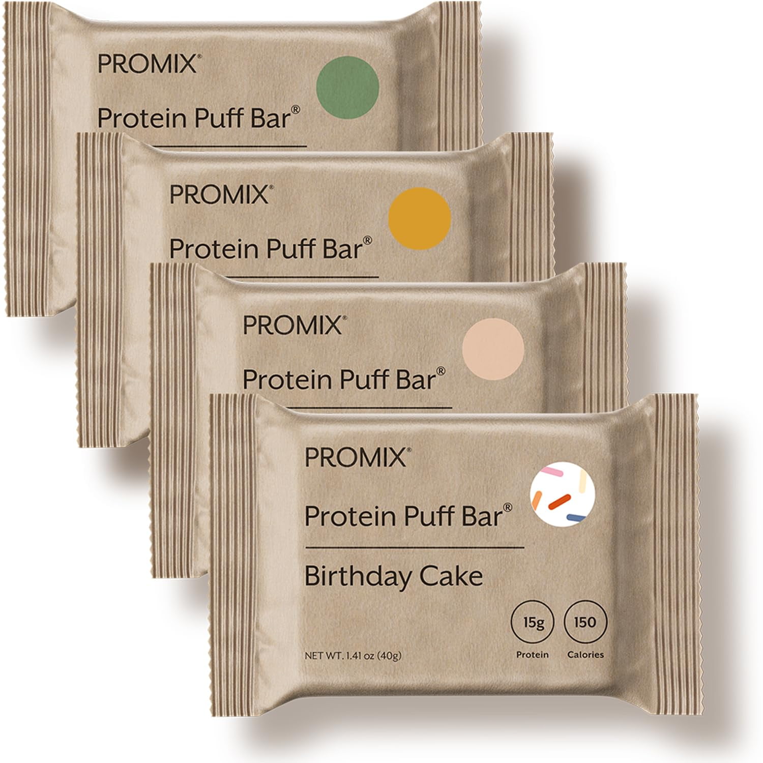Promix Protein Puff Bars, 12-Pack - Variety Pack - Birthday Cake ...