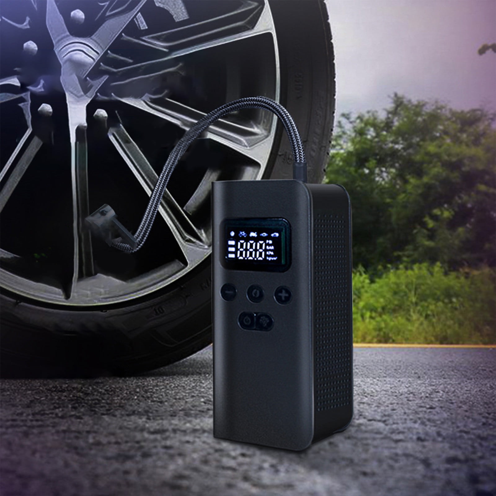 Promo, Automotive Tire Pump, 120W High Power, Portable Wireless, High ...