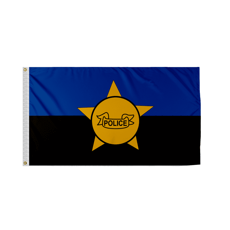 Promo Patriot's 3'x5' ft Police Officer Remembrance Flag - Civilian ...