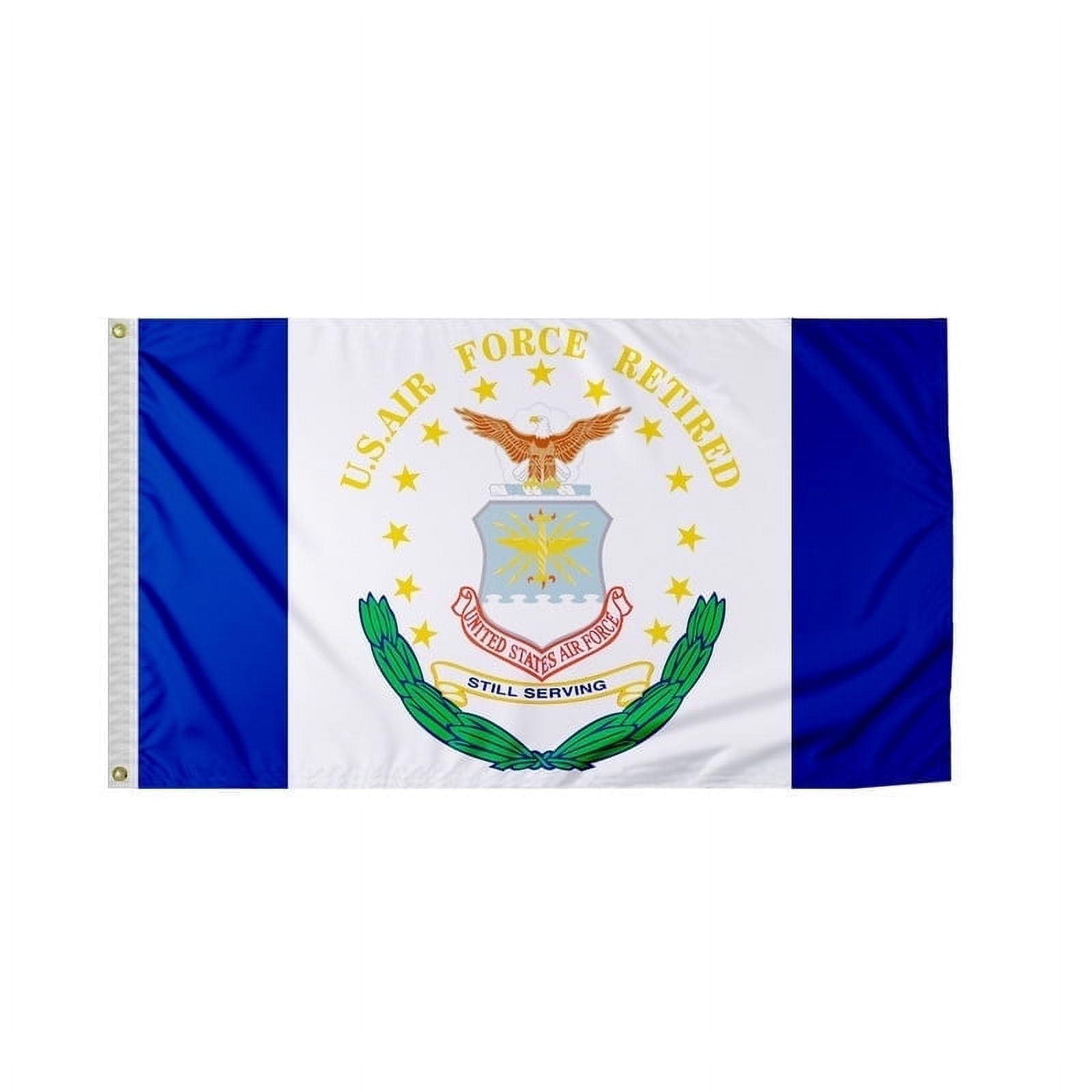 Promo Patriot's Air Force Retired Flag 3x5 Ft - Printed 200 Denier ...