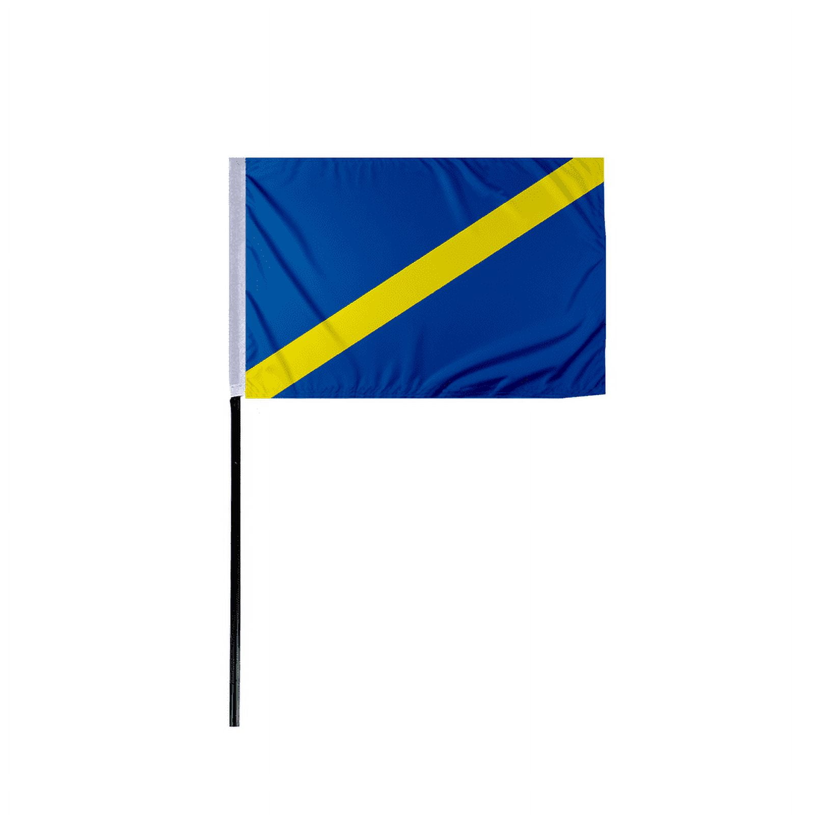 Promo Patriot's "Blue with Diagonal Yellow Stripe" Racing Flag "Faster ...