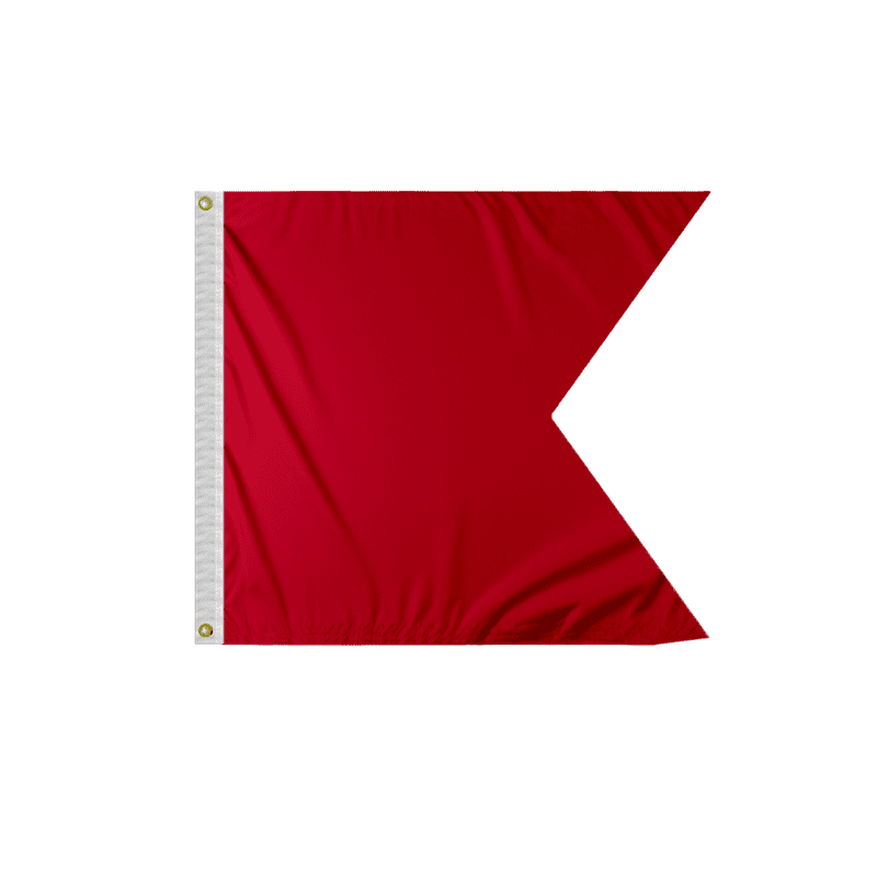Promo Patriot's Bravo Code B Marine Signal Flag - 3x3 ft, 200D Nylon ...