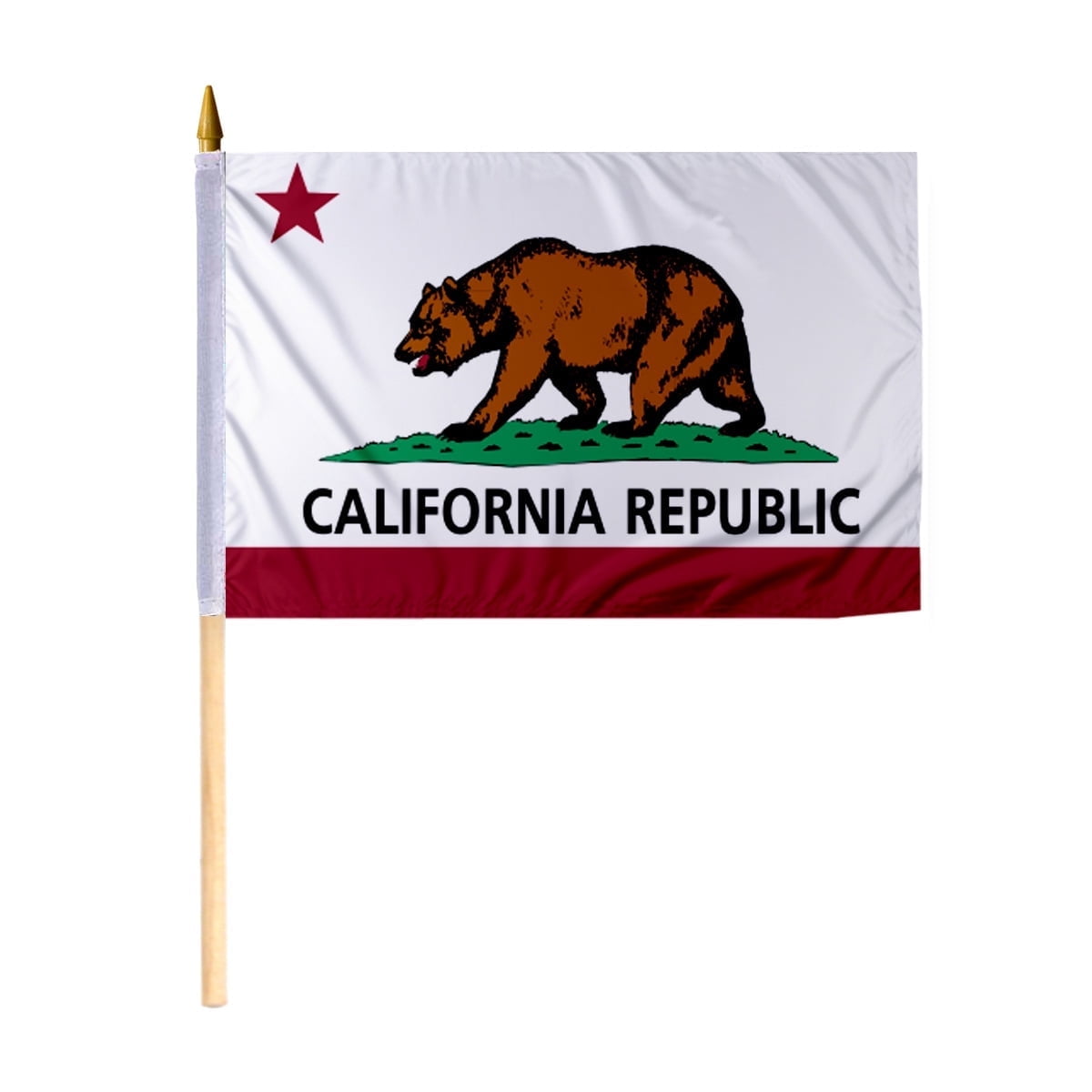 Promopatriot California State CA Mini Flag on Stick 12x18 inch ...