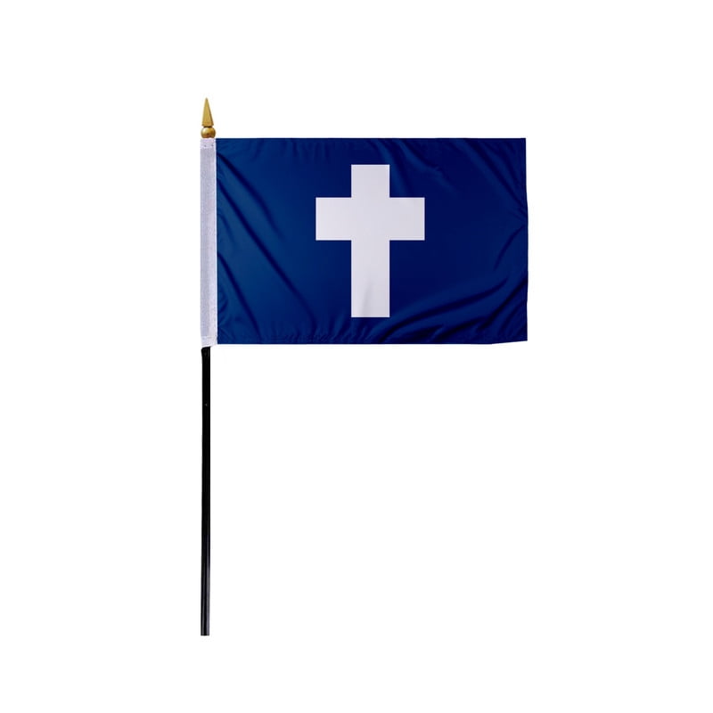 Promo Patriot's Chaplain Officers Flag on Staff - 4 x 6 Inch - Printed ...