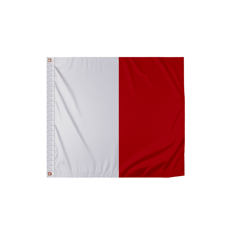 Promo Patriot's Hotel Code H Marine Signal Flag - 1.5x2 ft, 200D Nylon ...