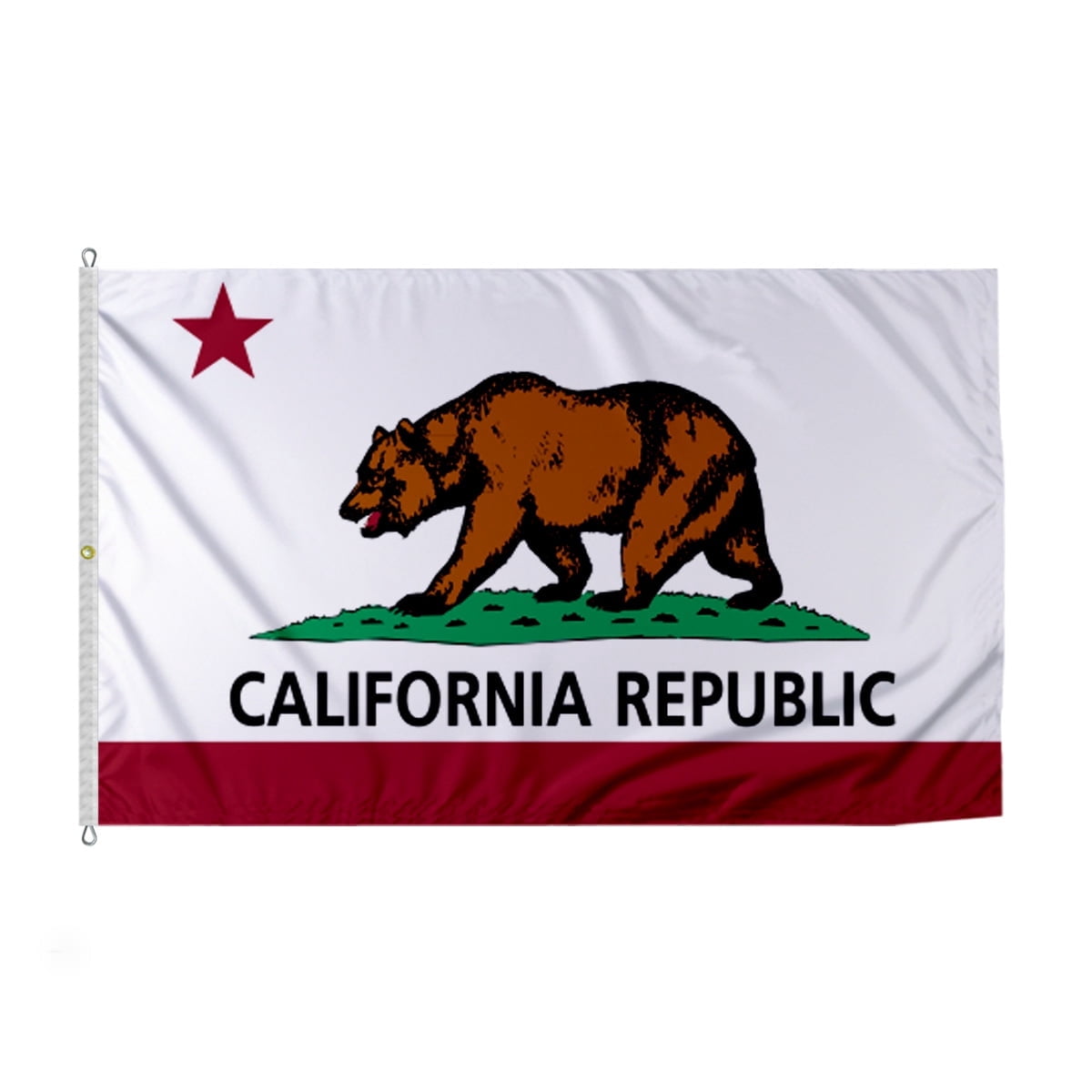 Promo Patriot's Large California State Flag 8x12ft-Single Ply Reverse ...