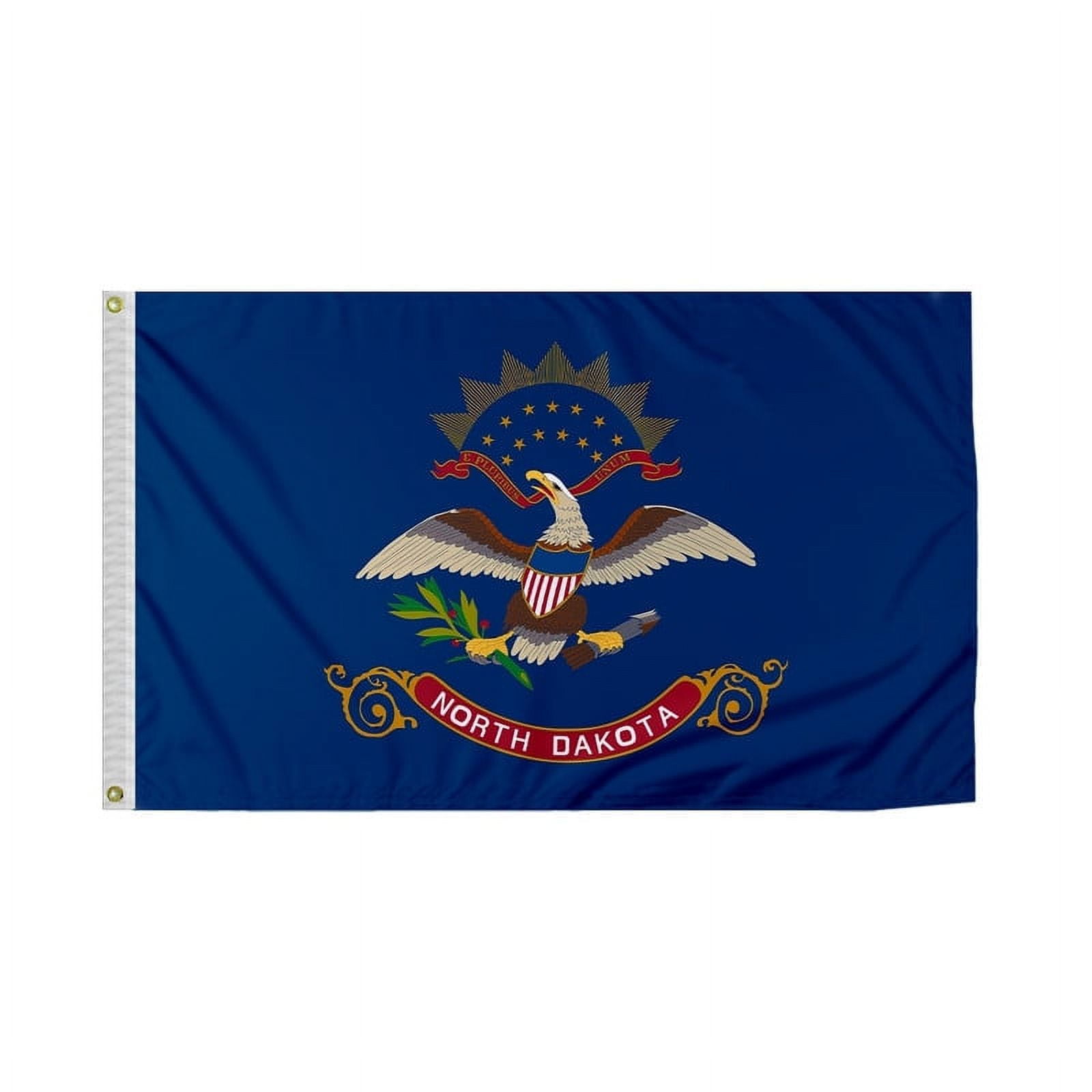 Promo Patriot's Large North Dakota State Flag 6x10 ft - Single Ply ...