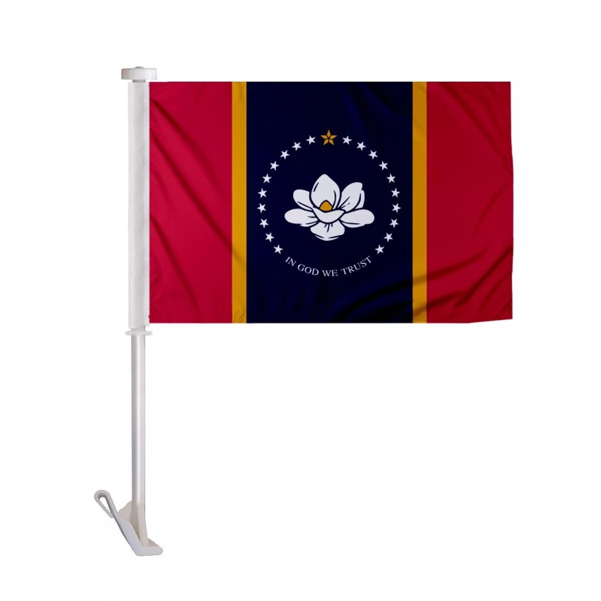 Promo Patriot's Mississippi State Car Flag 10.5x15 Inch - with 19 ...