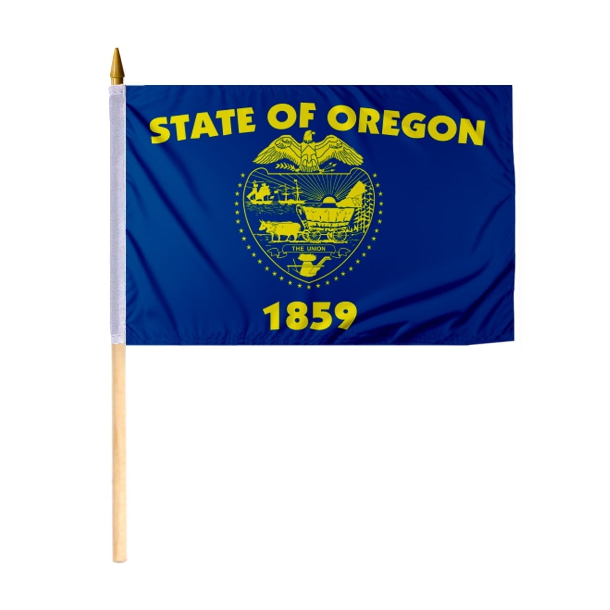 Promopatriot Oregon State Mini OR Flag on Stick 12x18 inch Polyester ...