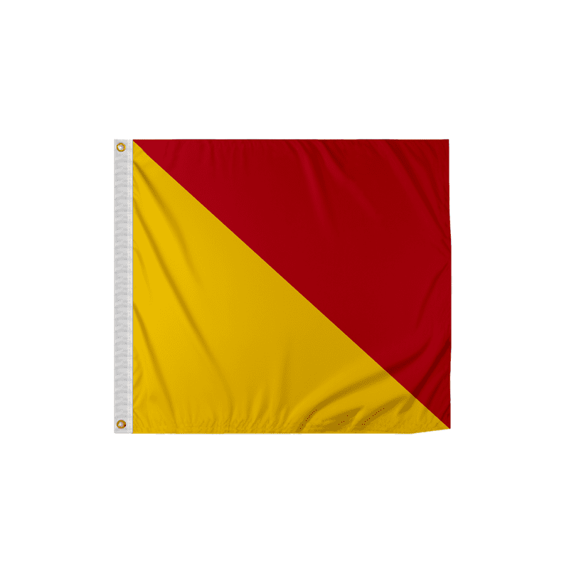 Promo Patriot's Oscar Code O Marine Signal Flag - 4x4 ft, 200D Nylon ...