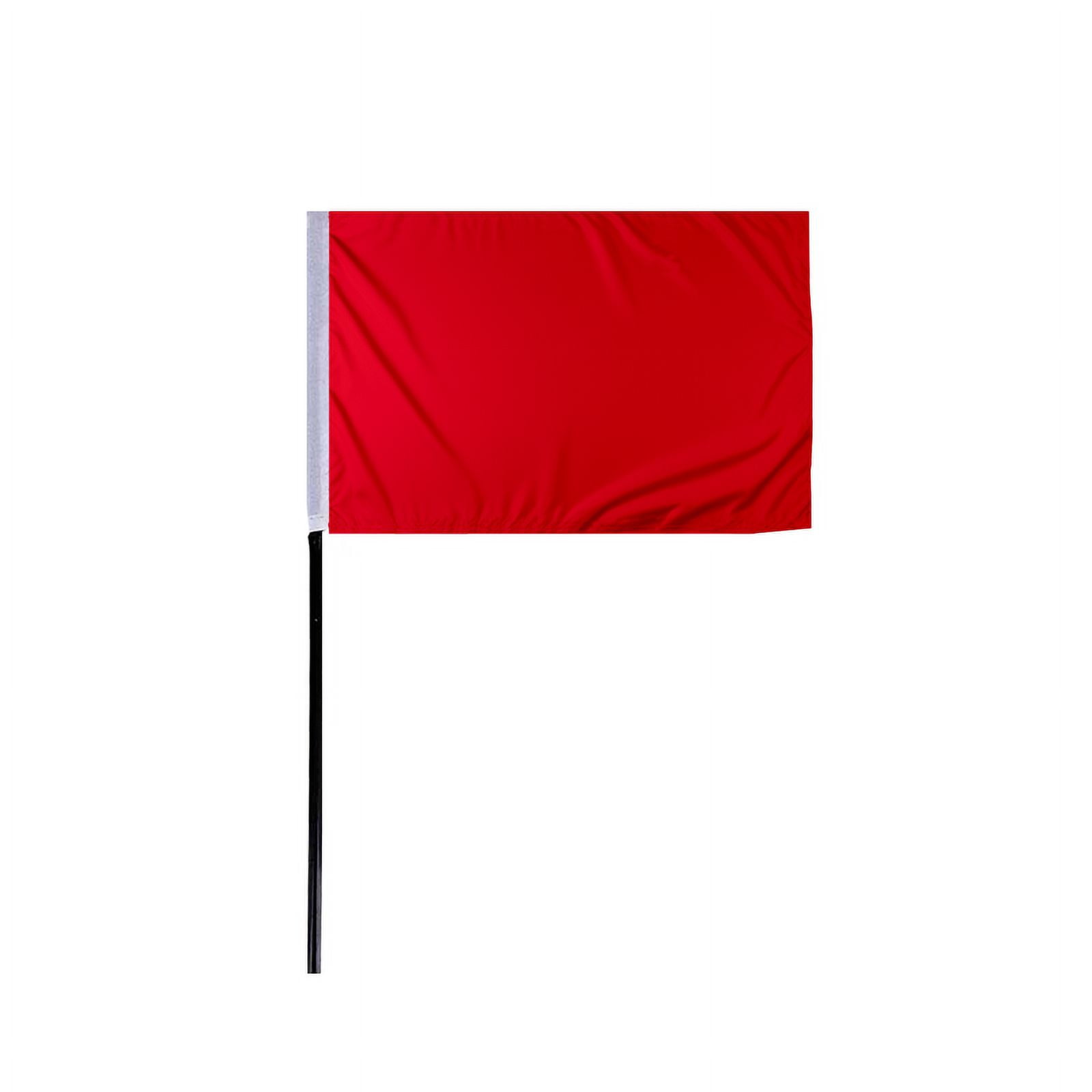 Promo Patriot's "Red" Racing Flag "Stop Race" Stick Flag 4x6 inch - 11 ...