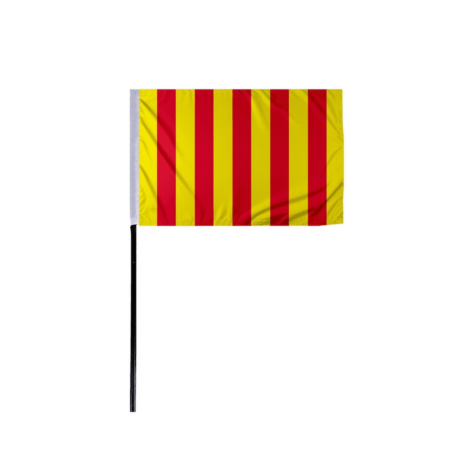Promopatriot Racing Flag Red and Yellow Stripes Slippery Surface Mini ...