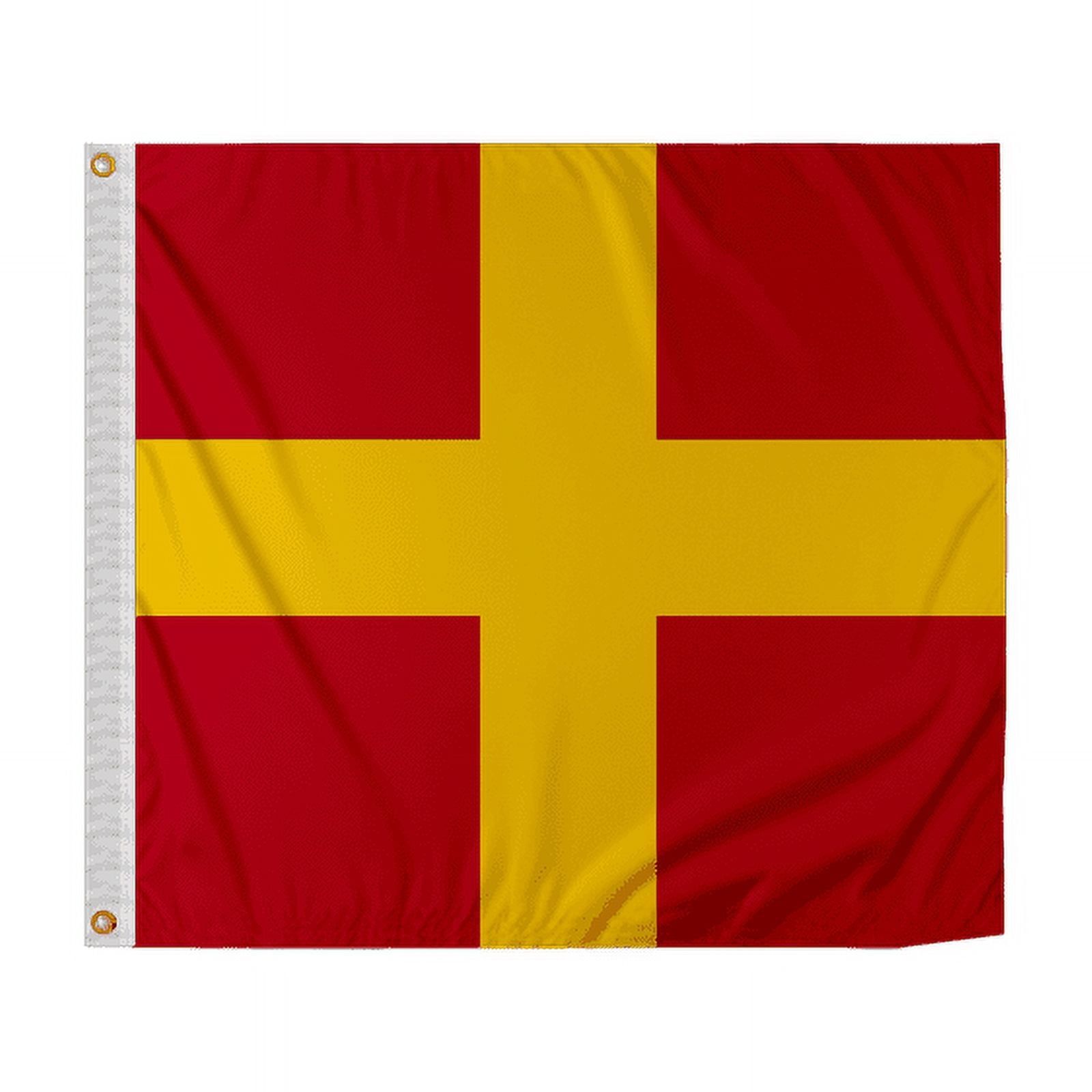 Promo Patriot's Romeo Code R Marine Signal Flag - 2x2 ft, 200D Nylon ...