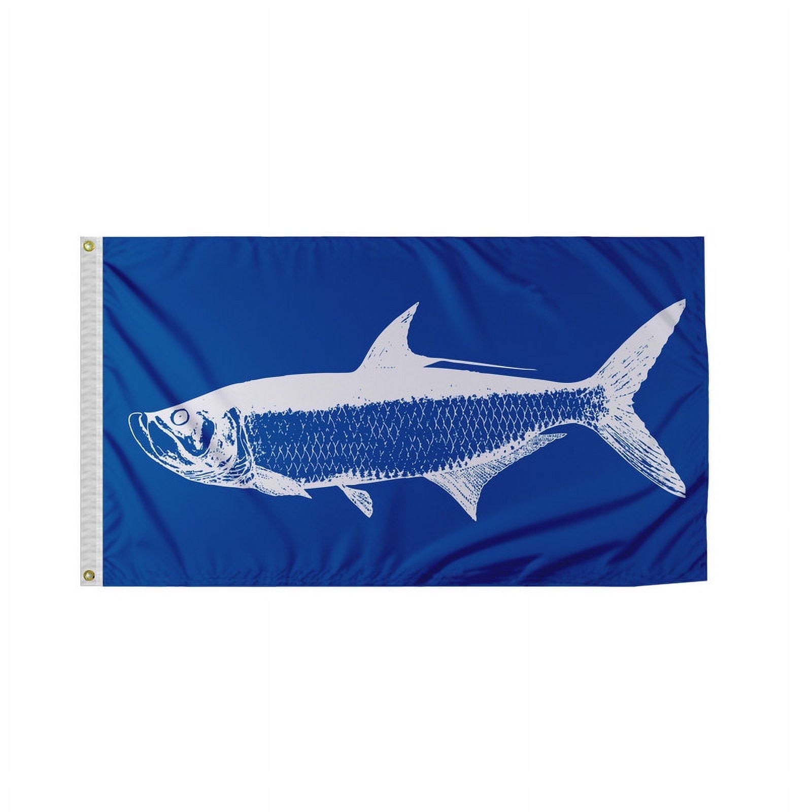 Promo Patriot's Tarpon Novelty Boat Flag - 12 x 18 inch - Double Sided ...