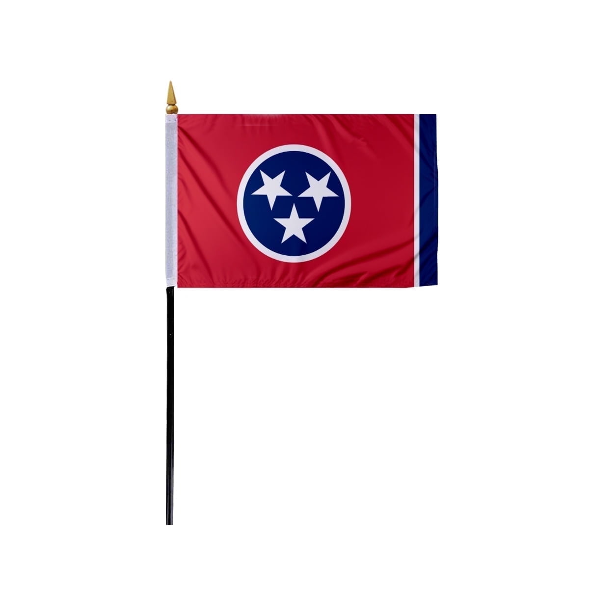 Promo Patriot's Tennessee State Stick Flag 4x6 inch - with 11-inch ...