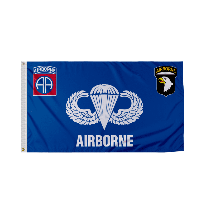 Promo Patriot's US Army 82nd & 101st Airborne Flag - 3x5 Ft - Special Military Flags - Printed ...