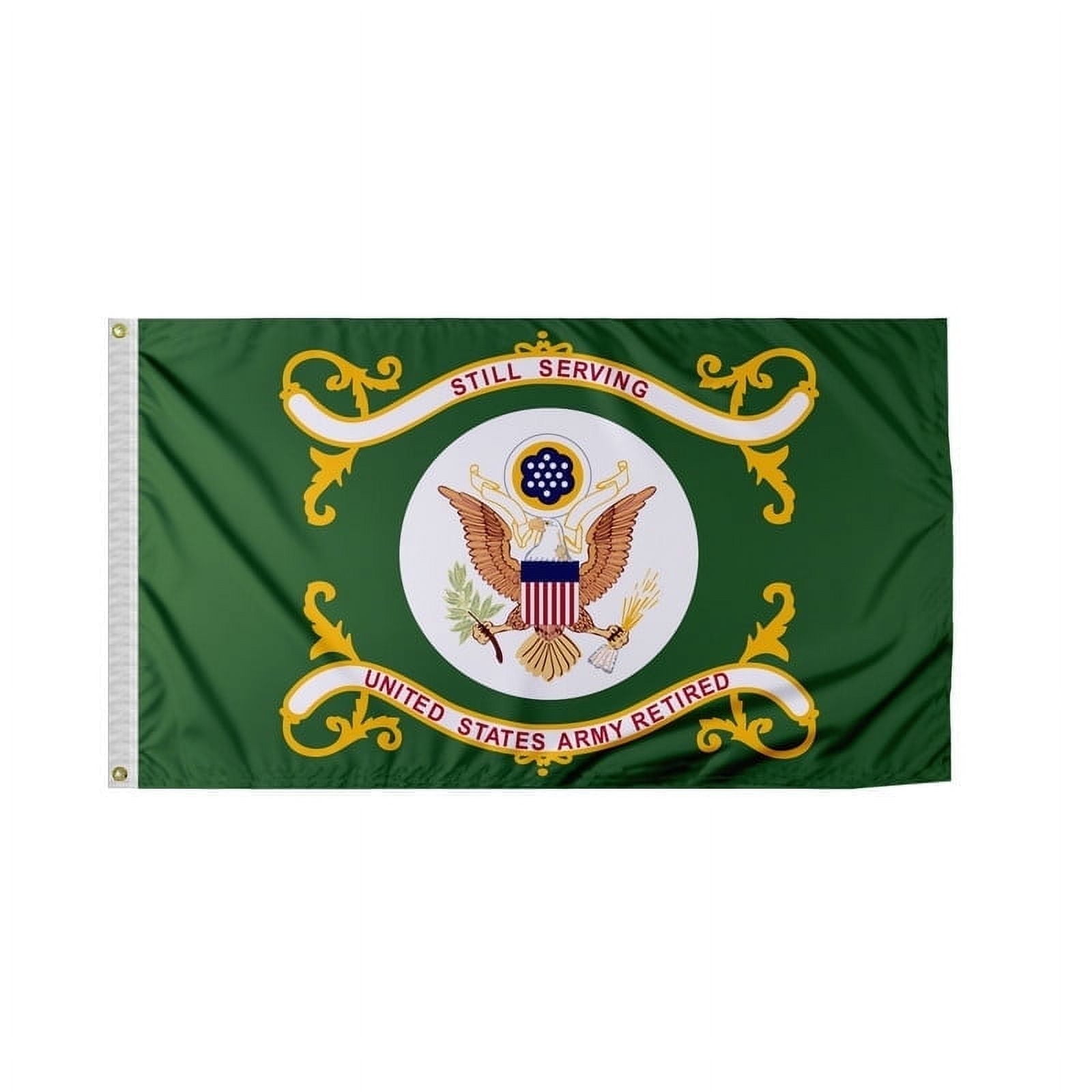 Promo Patriot's USA Army Retired Flag 4x6 Ft - Printed 200 Denier ...