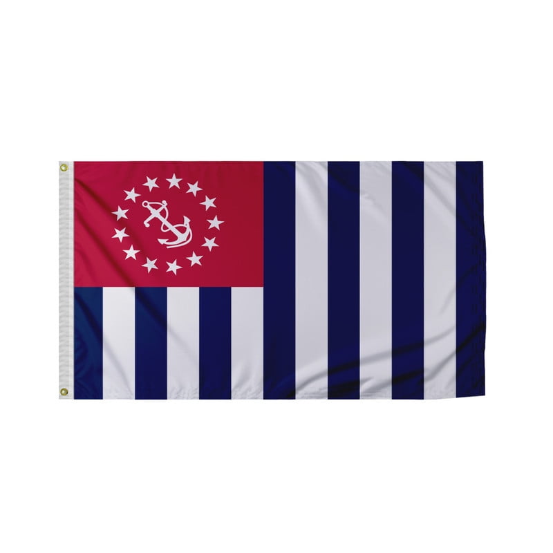 Promo Patriot's USPS Yacht Ensign Flag - 24x36 Inch - Durable 200D ...