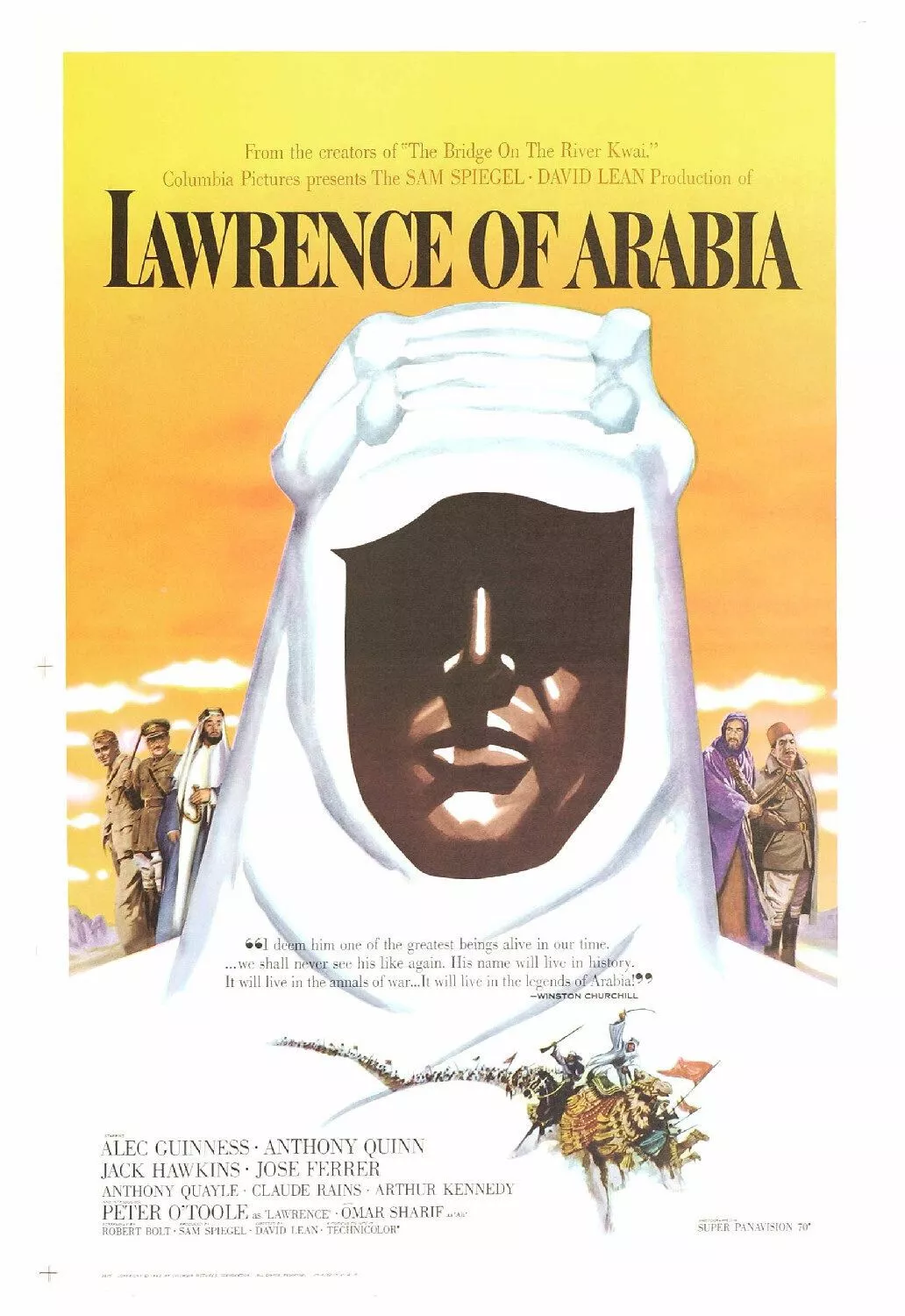 Promo Print 1962 Poster "Lawrence of Arabia" Classic 60's Film Wall ...
