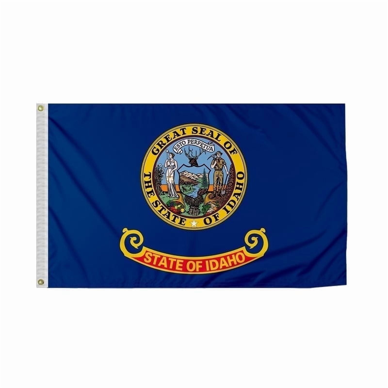 PromoPatriot Idaho 3ft x 5ft Nylon Indoor/Outdoor State of Idaho ID ...