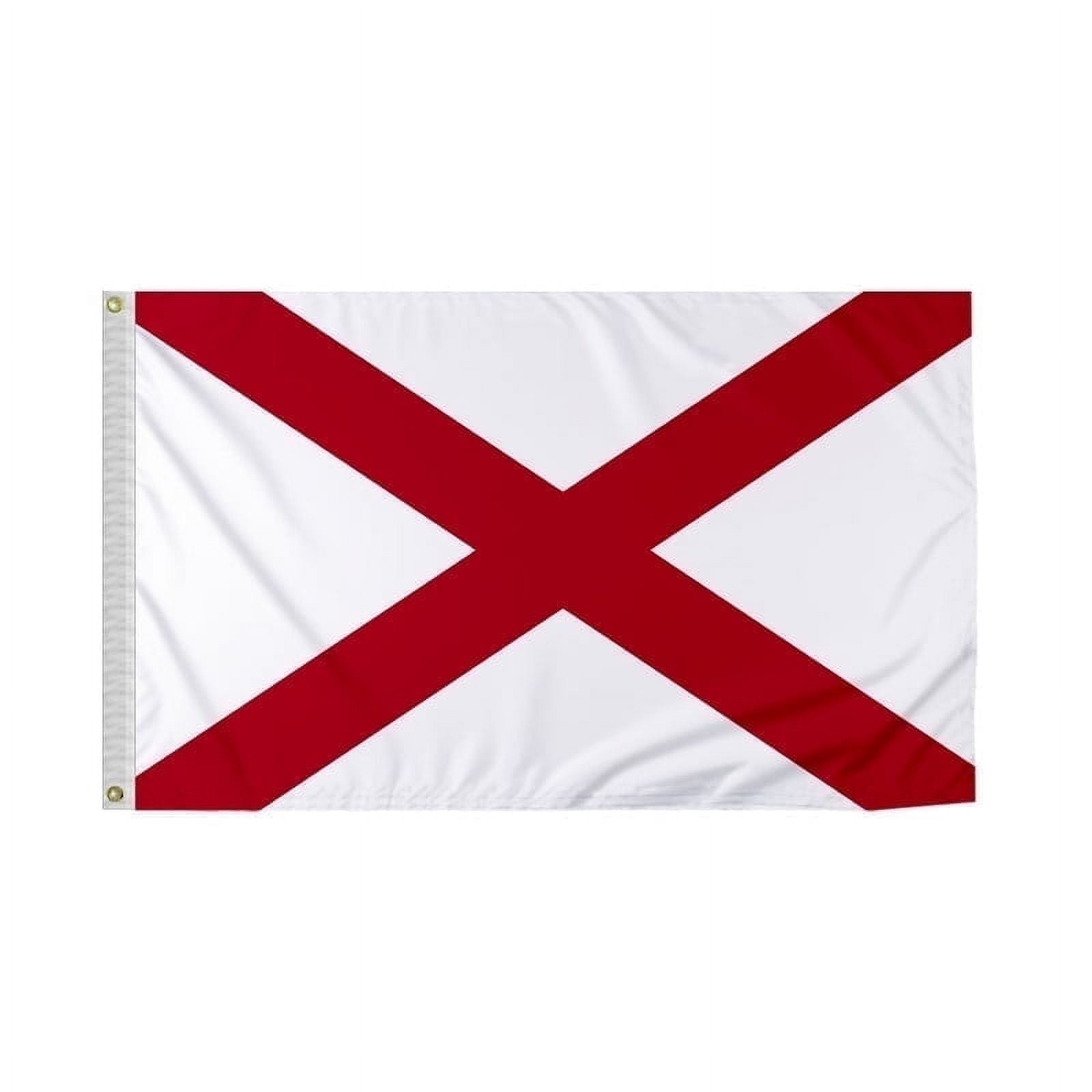 PromoPatriot Alabama State Flag, 3 ft x 5 ft Nylon Outdoor Flag, Single ...