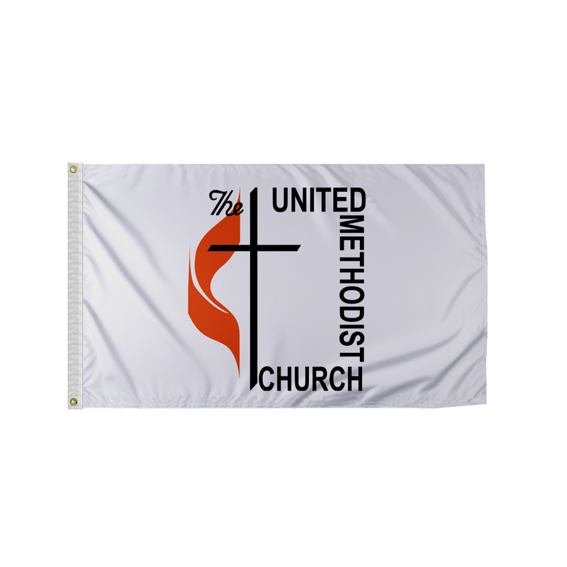 PromoPatriot 4'x6' Ft Methodist Flag, Printed Single Sided on Heavy ...