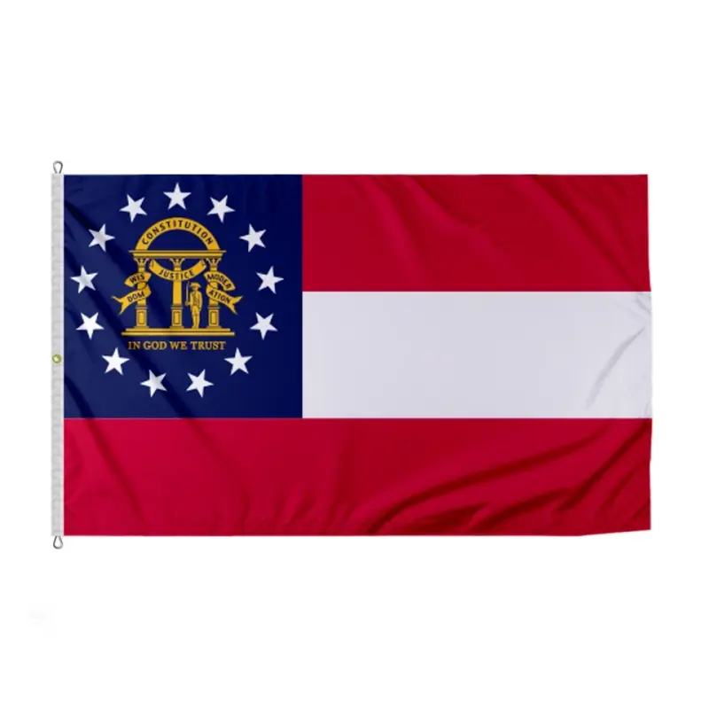 Promopatriot Georgia State GA Flag 5' x 8' ft Nylon Outdoor Banner with ...