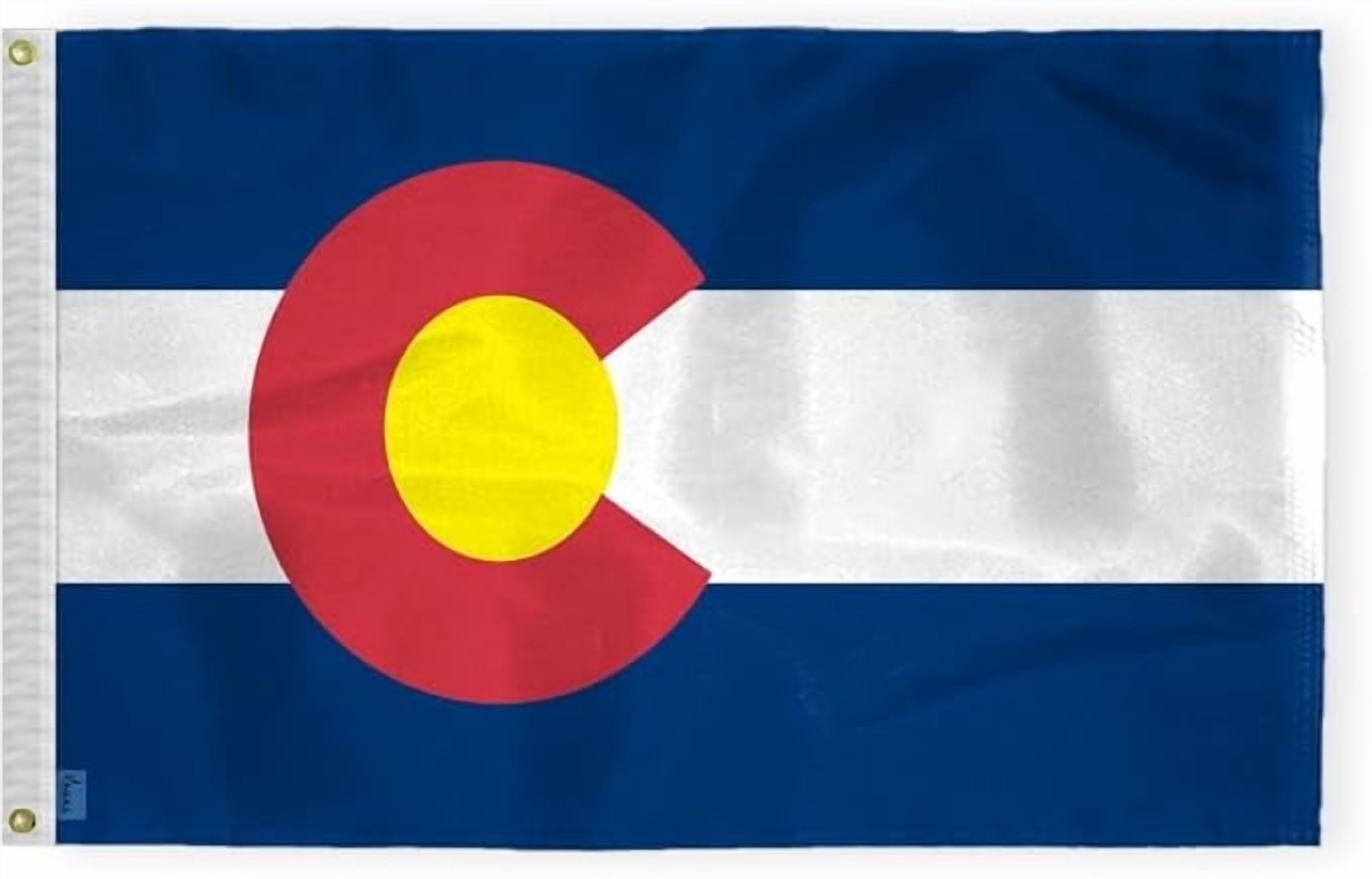 PromoPatriot Colorado State Flag 2x3 Ft - Single Ply Reverse Print on ...
