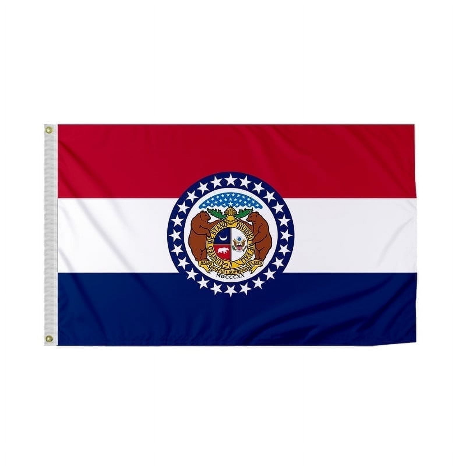 PromoPatriot Missouri State Flag, 4x6 ft, Nylon, Outdoor Flag and ...