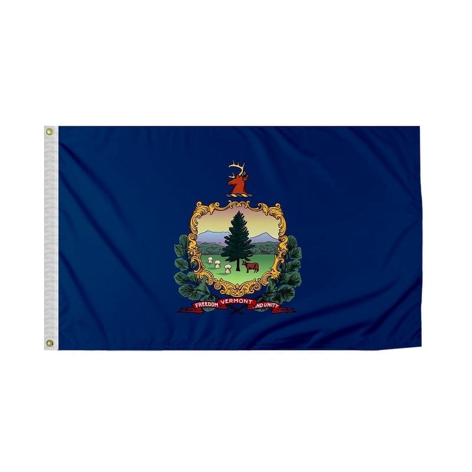 Promopatriot Vermont State 3x5 ft Nylon Outdoor VT Flag Reverse Print ...