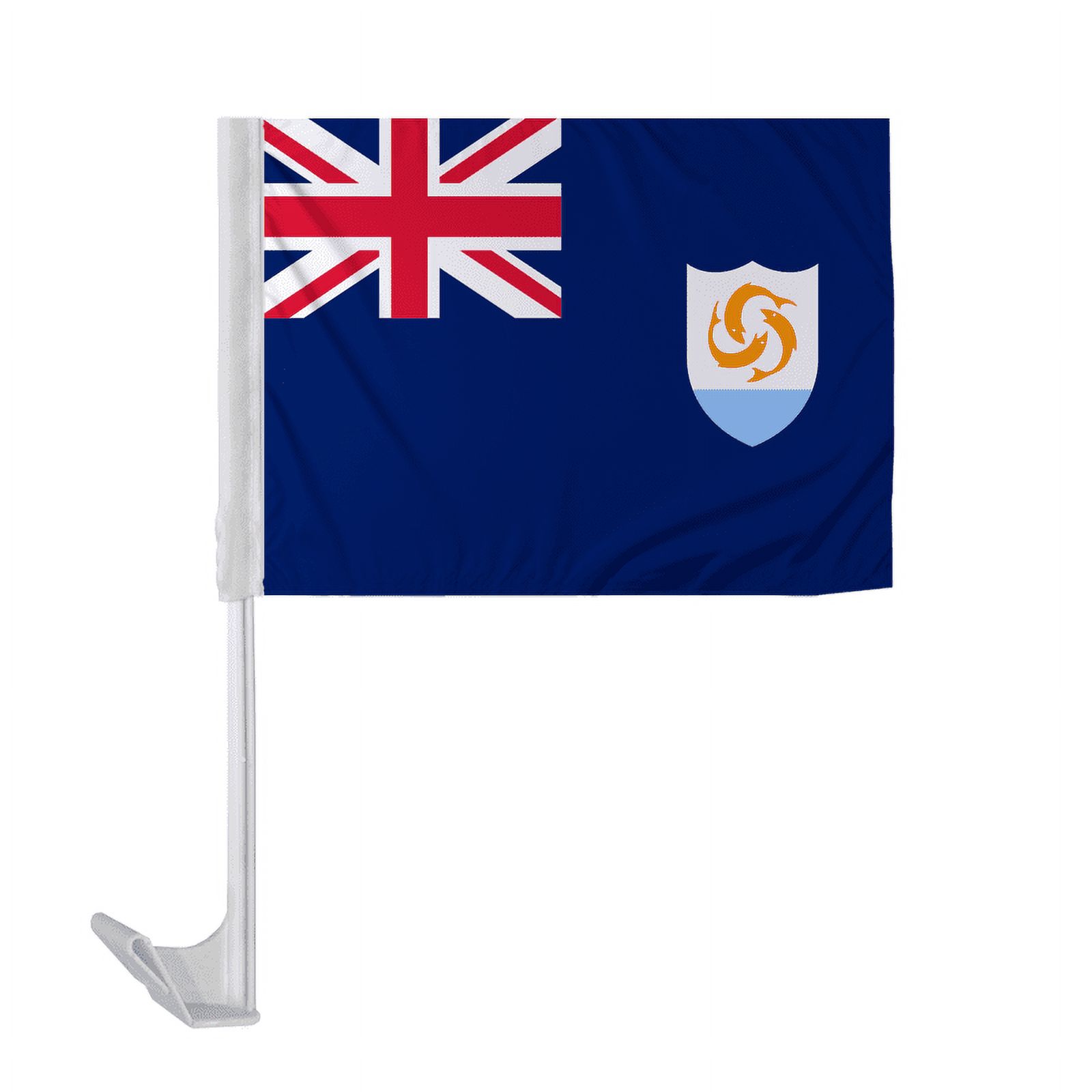 Promopatriot Anguilla Car National Flag 12x16 inch Economy Polyester ...